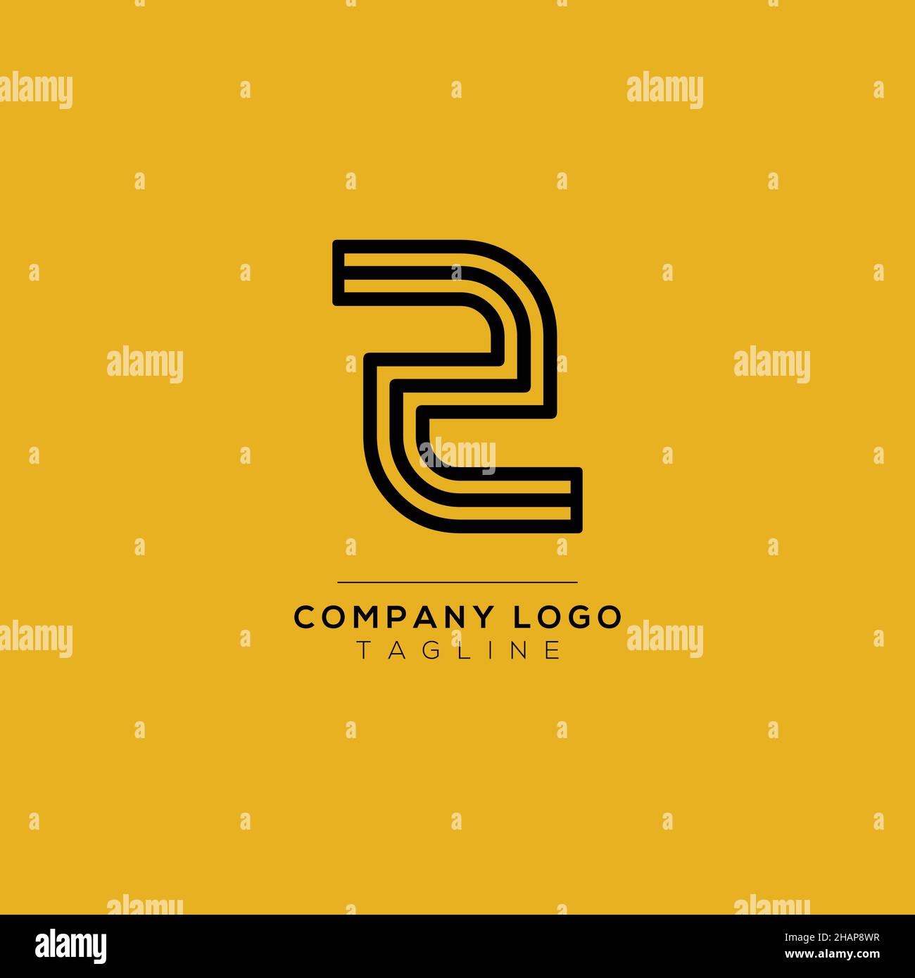 Abstract letter Z logo design. Creative, Premium Minimal emblem design ...