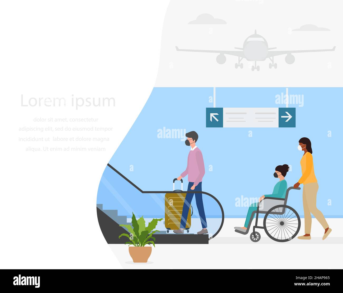 Tourism for the handicapped Stock Vector Images - Alamy