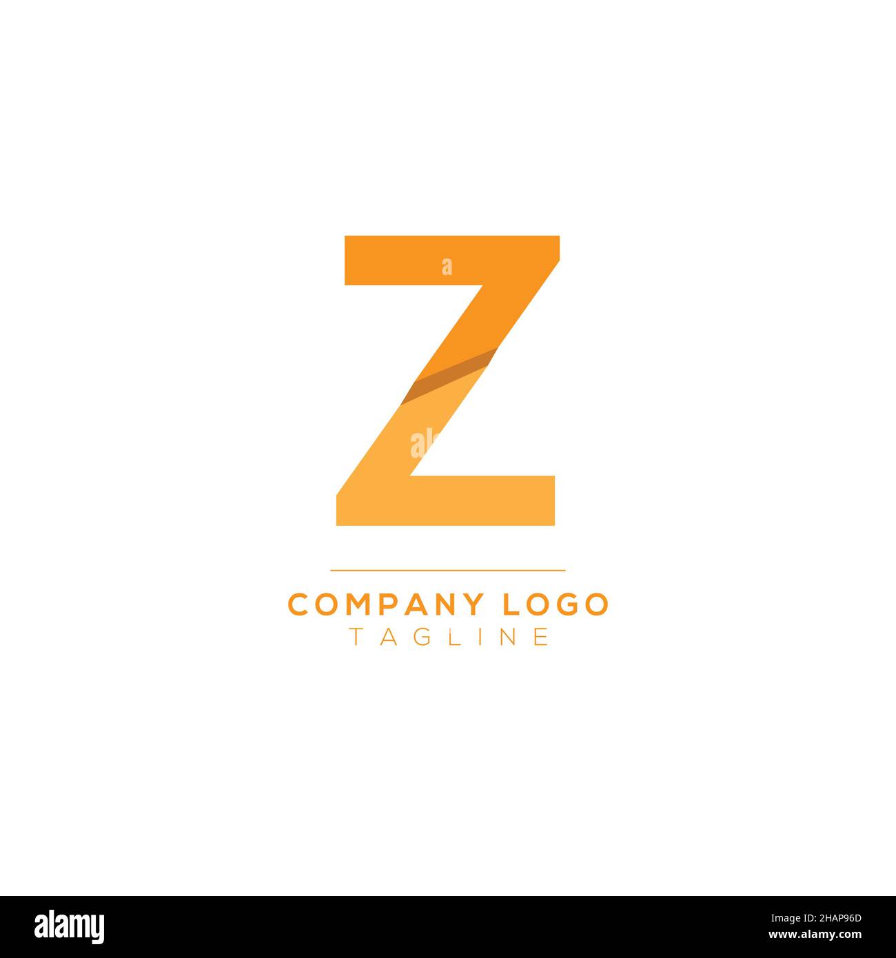 Abstract letter Z logo design. Creative, Premium Minimal emblem design ...