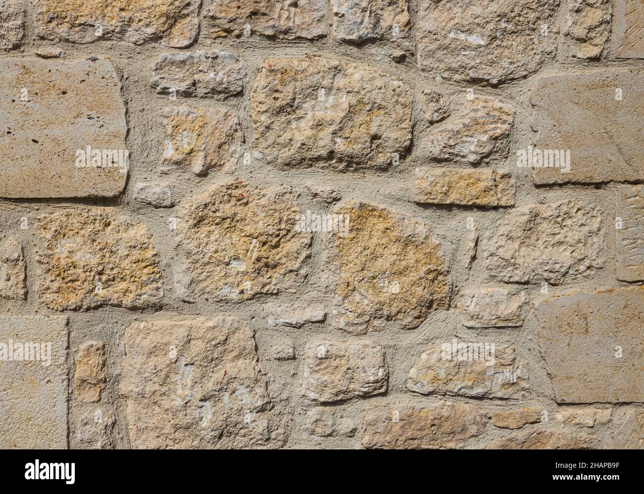 Close up view of wall structure of natural stones Stock Photo - Alamy