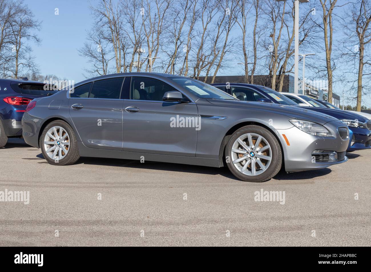 Indianapolis - Circa December 2021: BMW car dealership. BMW builds ...