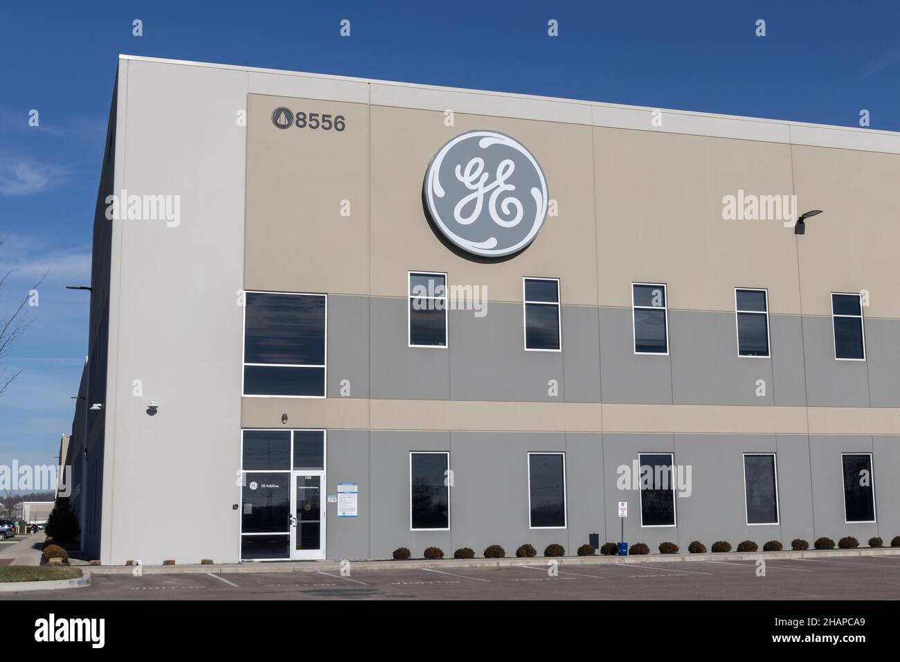 West Chester - Circa December 2021: GE Additive plant. General Electric ...