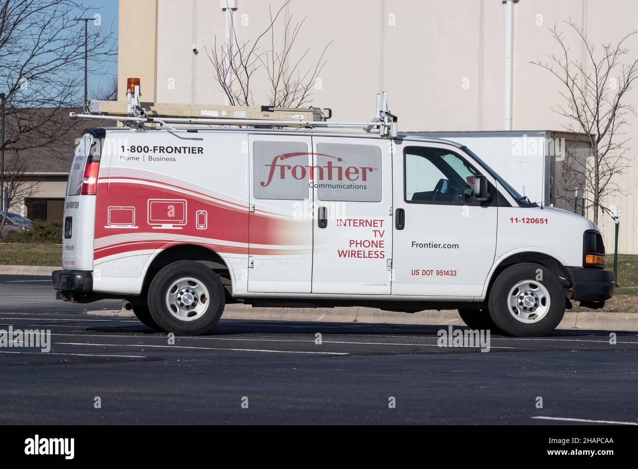 Frontier Communications Truck