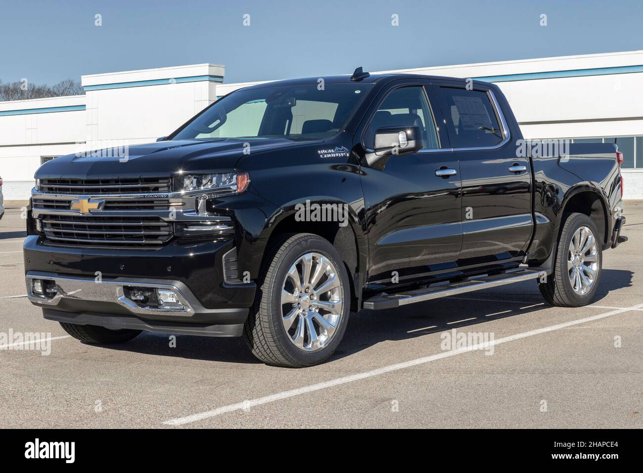 Indianapolis - Circa December 2021: Chevrolet Silverado display. Chevy ...