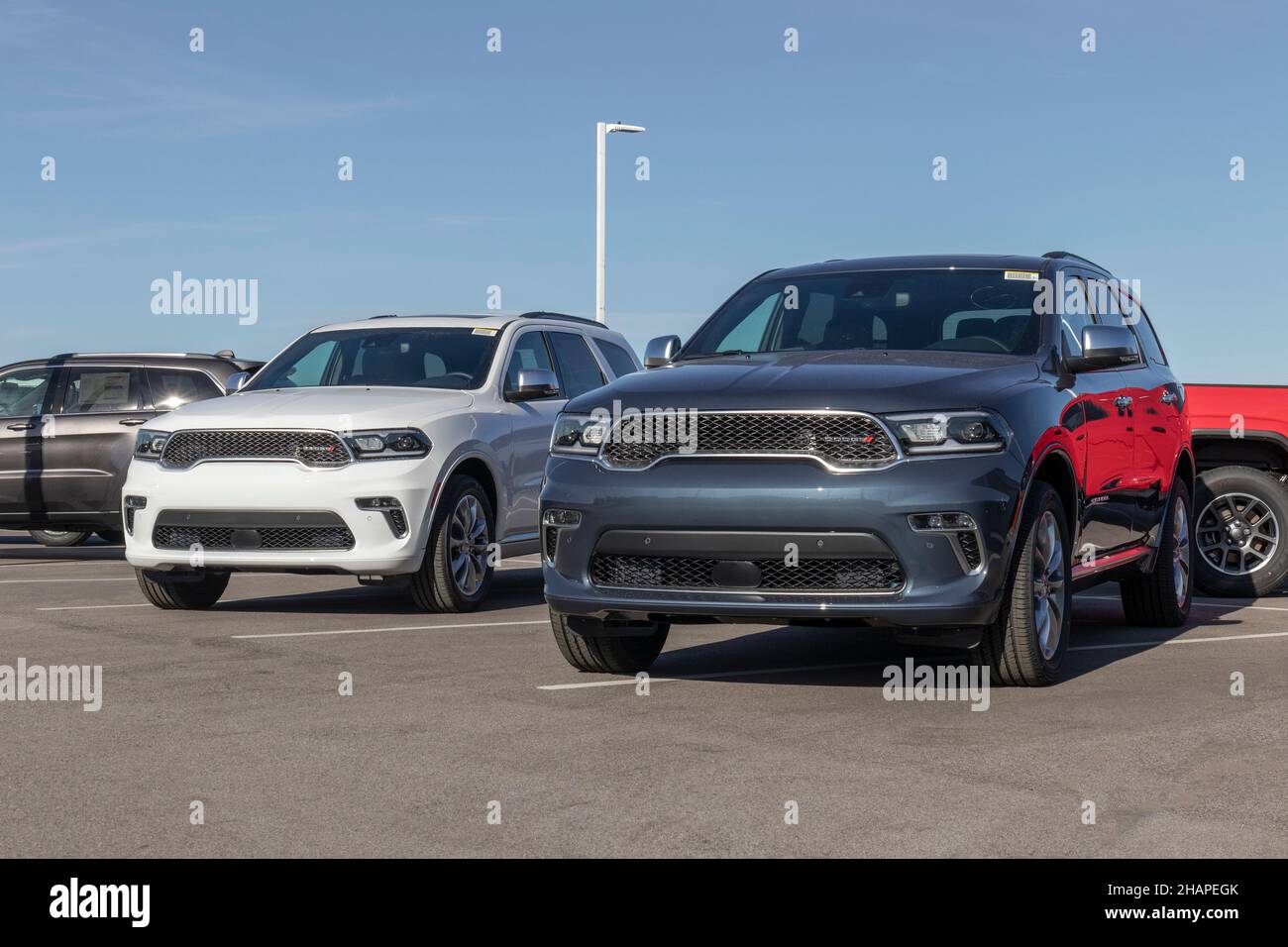 Lafayette - Circa December 2021: Dodge Durango display at a Stellantis ...