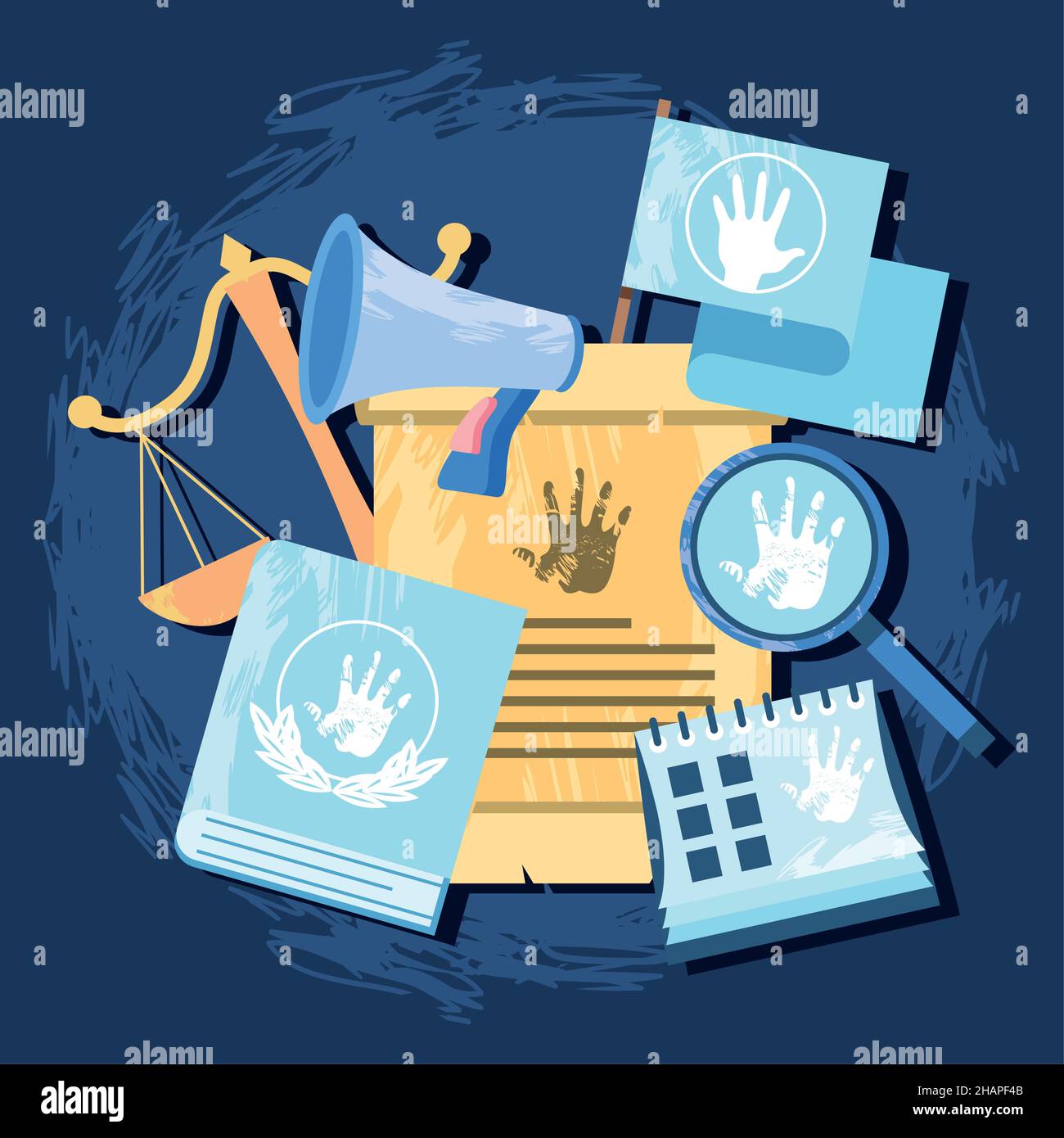 human rights movement Stock Vector Image & Art - Alamy