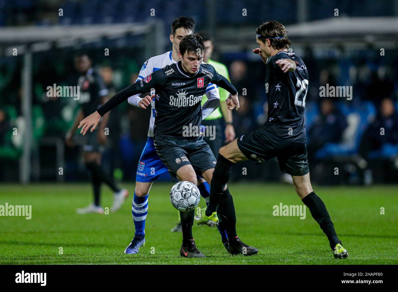 ZWOLLE, NETHERLANDS - DECEMBER 14: Matteo Waem of MVV Maastricht during ...