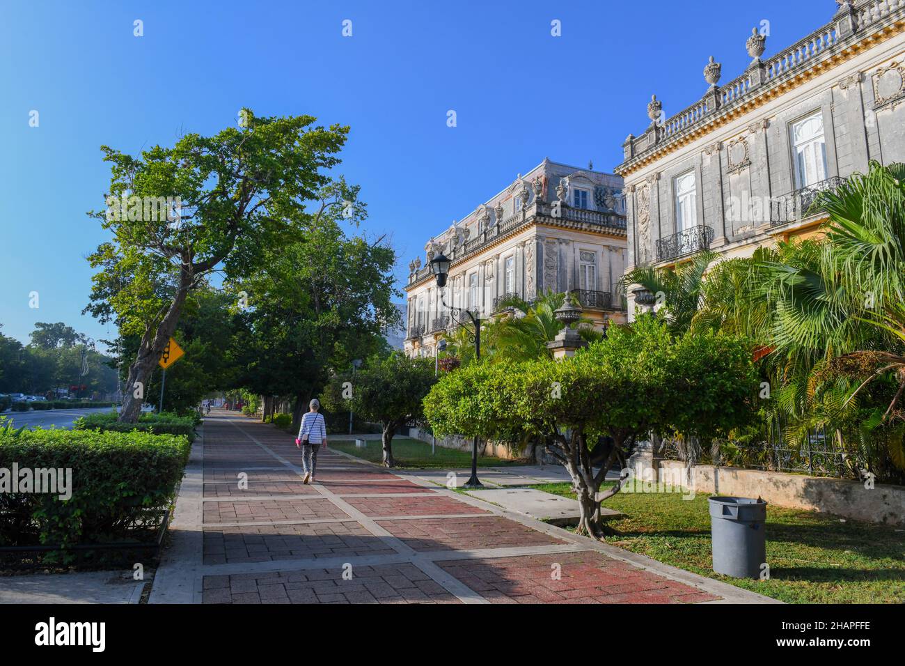 Paseo de Montejo is a famous avenue of Mérida, Mexico Stock Photo - Alamy