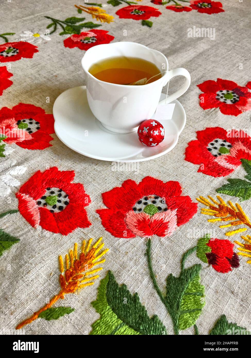 Fresh and relaxing fruit tea Stock Photo - Alamy