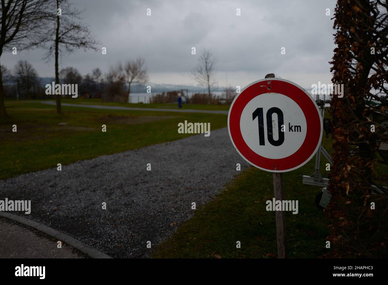 10 Km H Traffic Sign High Resolution Stock Photography and Images - Alamy