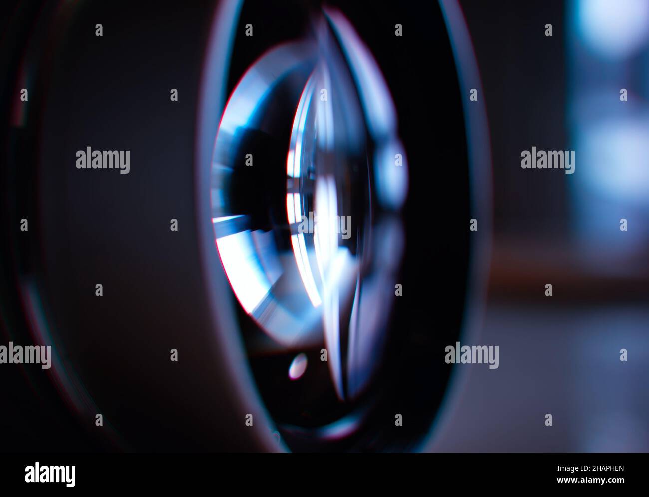 Lens with chromatic aberration abstract background Stock Photo - Alamy