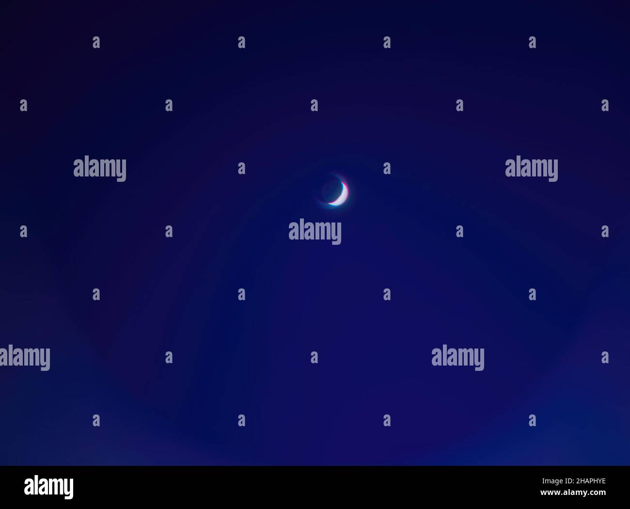 Moon with chromatic aberration background Stock Photo - Alamy