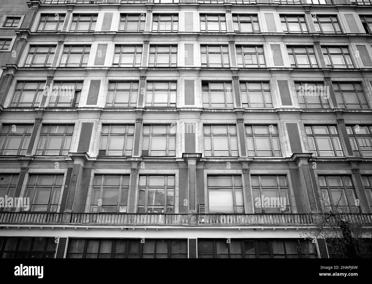 Front side of vintage building background Stock Photo - Alamy