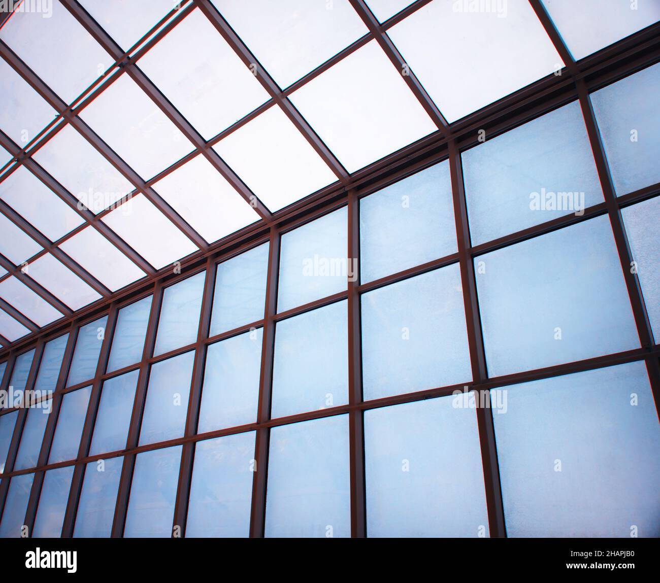 Diagonal chromatic aberration panels background Stock Photo - Alamy