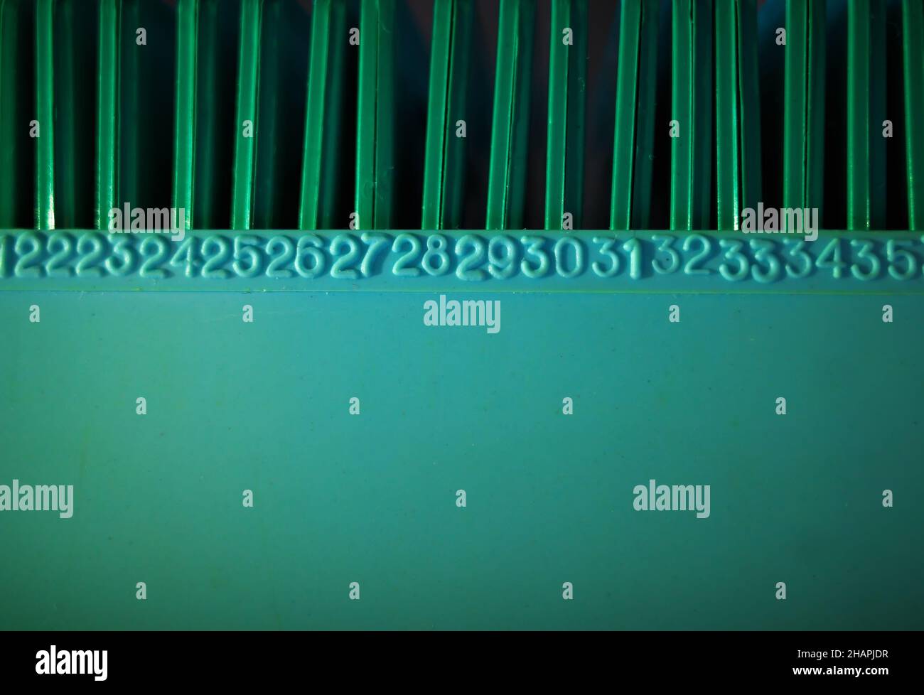 Box of green vintage film slides background Stock Photo - Alamy