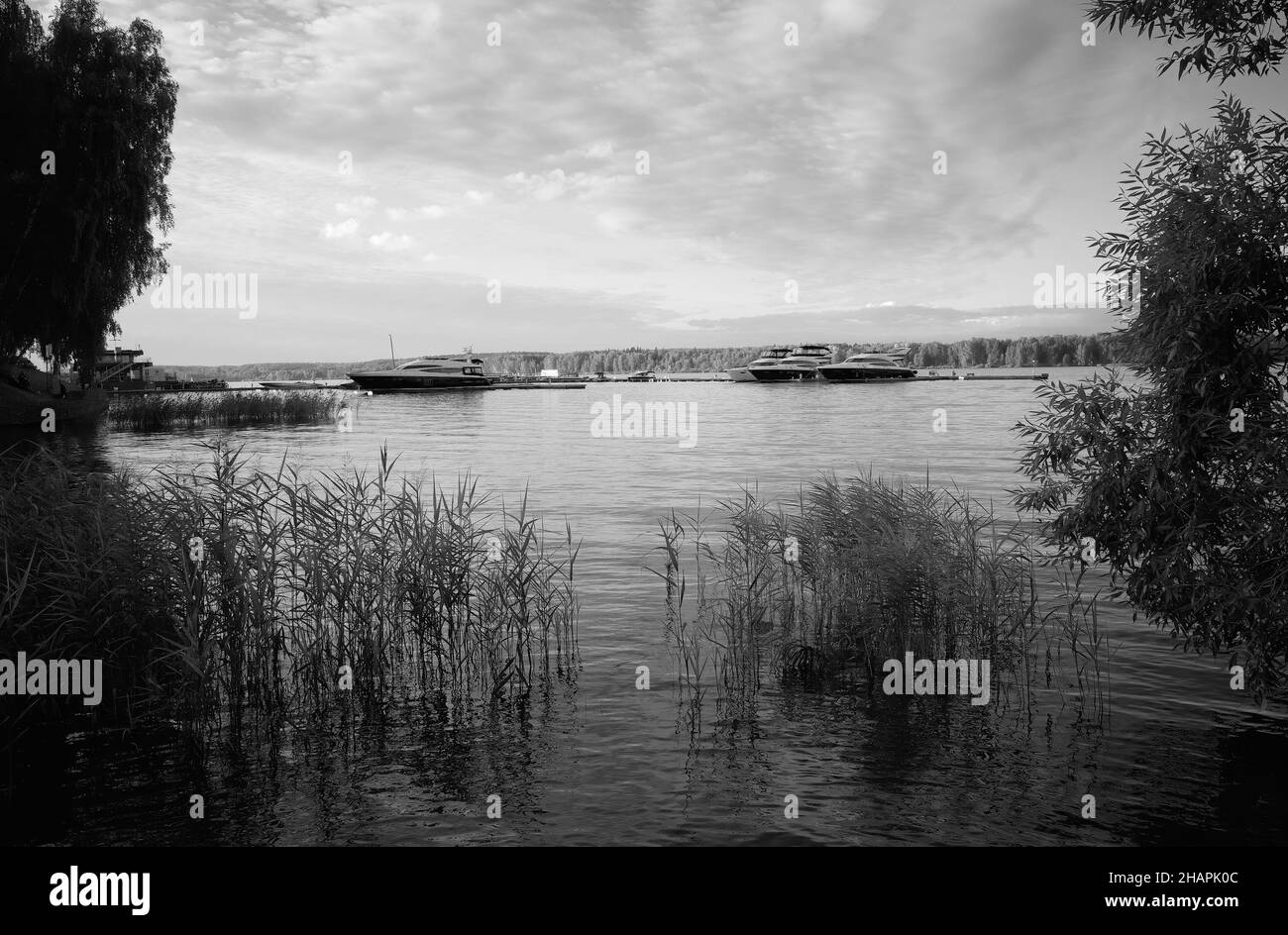 Boats element Black and White Stock Photos & Images - Alamy