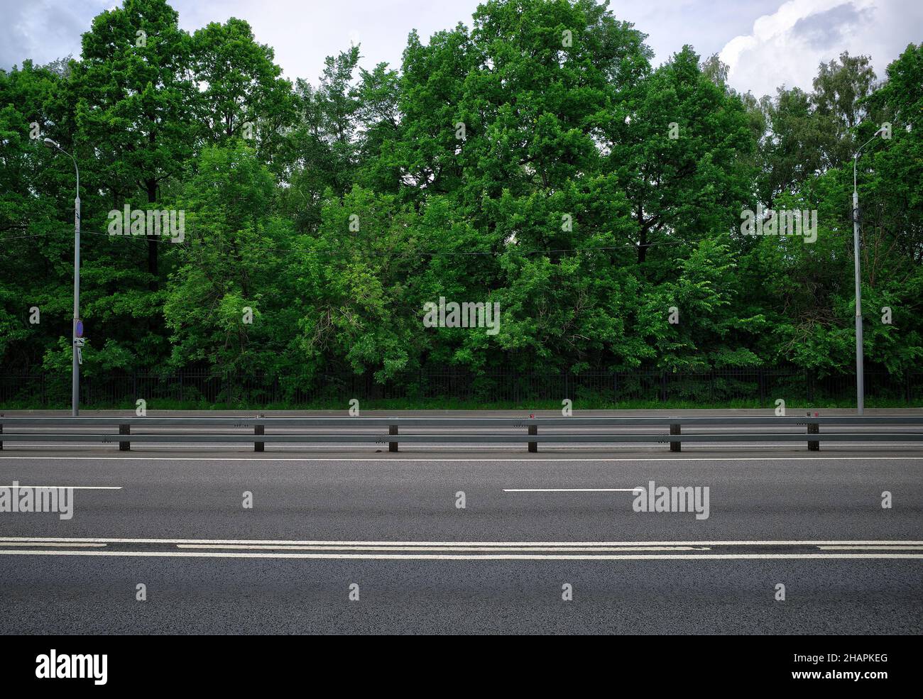 Empty urban highway transportation background Stock Photo - Alamy