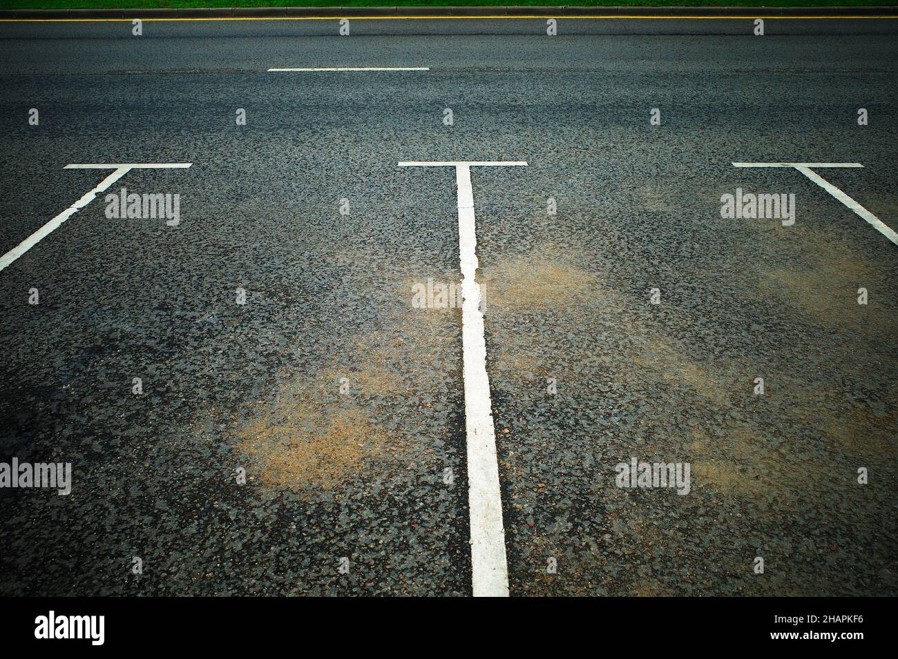 Empty car parking marking background Stock Photo - Alamy