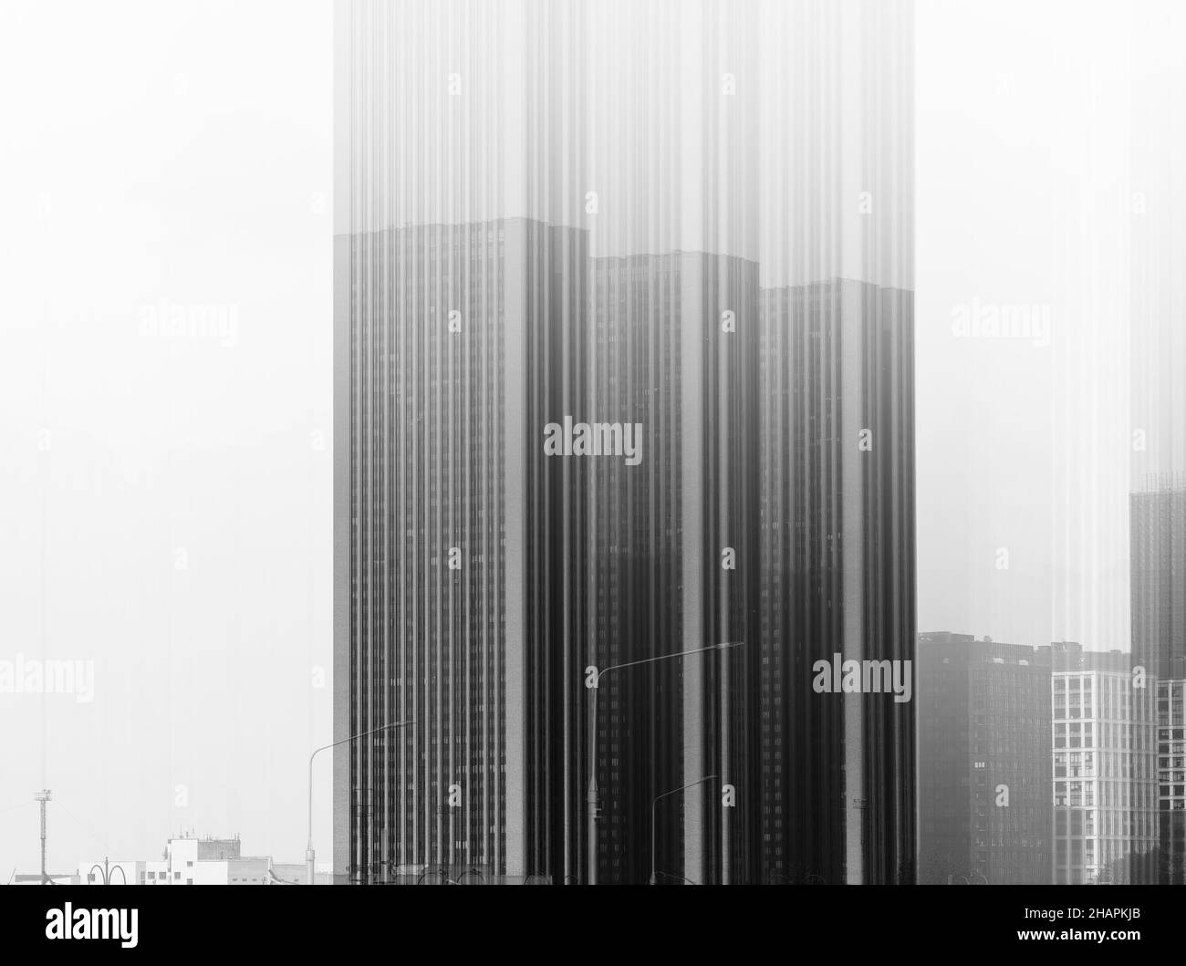Modern skyscraper buildings abstract background Stock Photo - Alamy