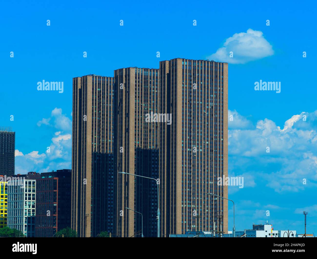 Modern skyscraper buildings during daylight Stock Photo - Alamy