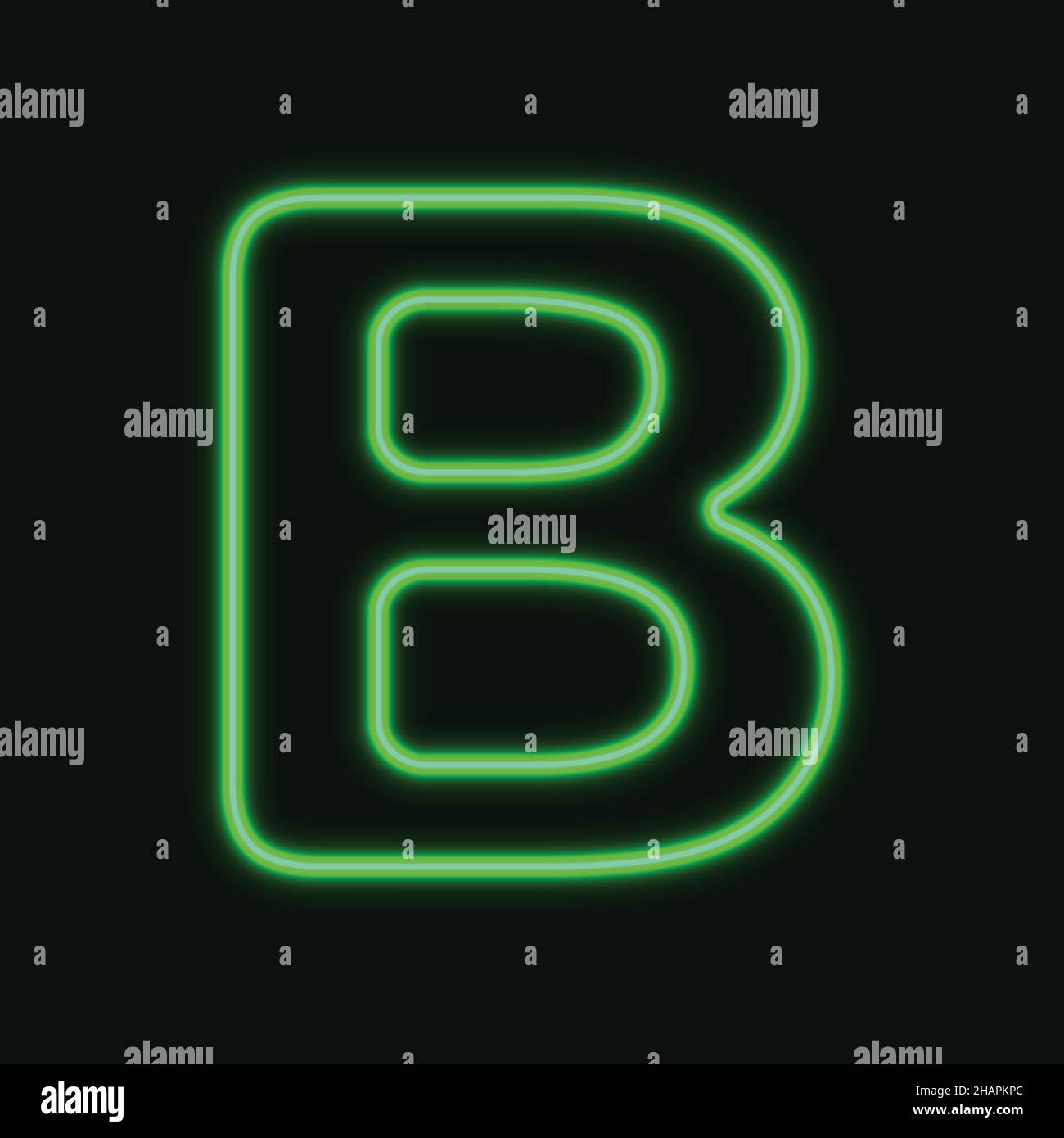 Neon letter b hi-res stock photography and images - Alamy