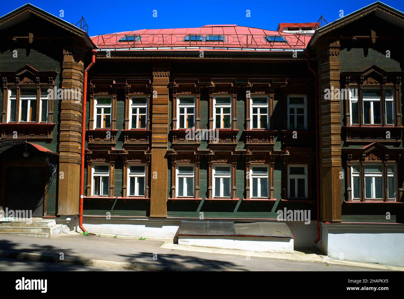 Classic Russian architecture building background Stock Photo - Alamy