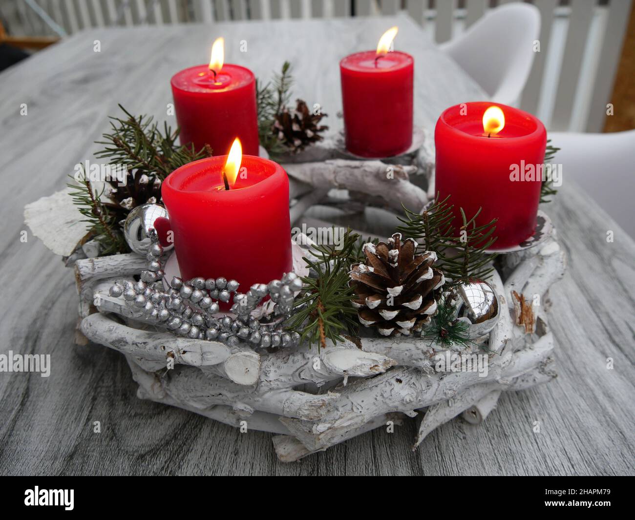 The 4th Advent Stock Photo - Alamy