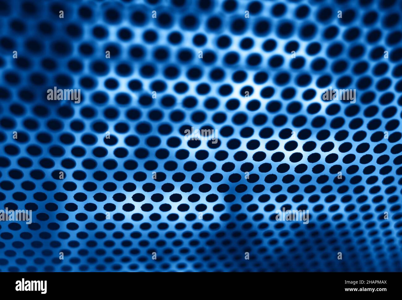 Blue abstract grid dotted pattern background Stock Photo - Alamy