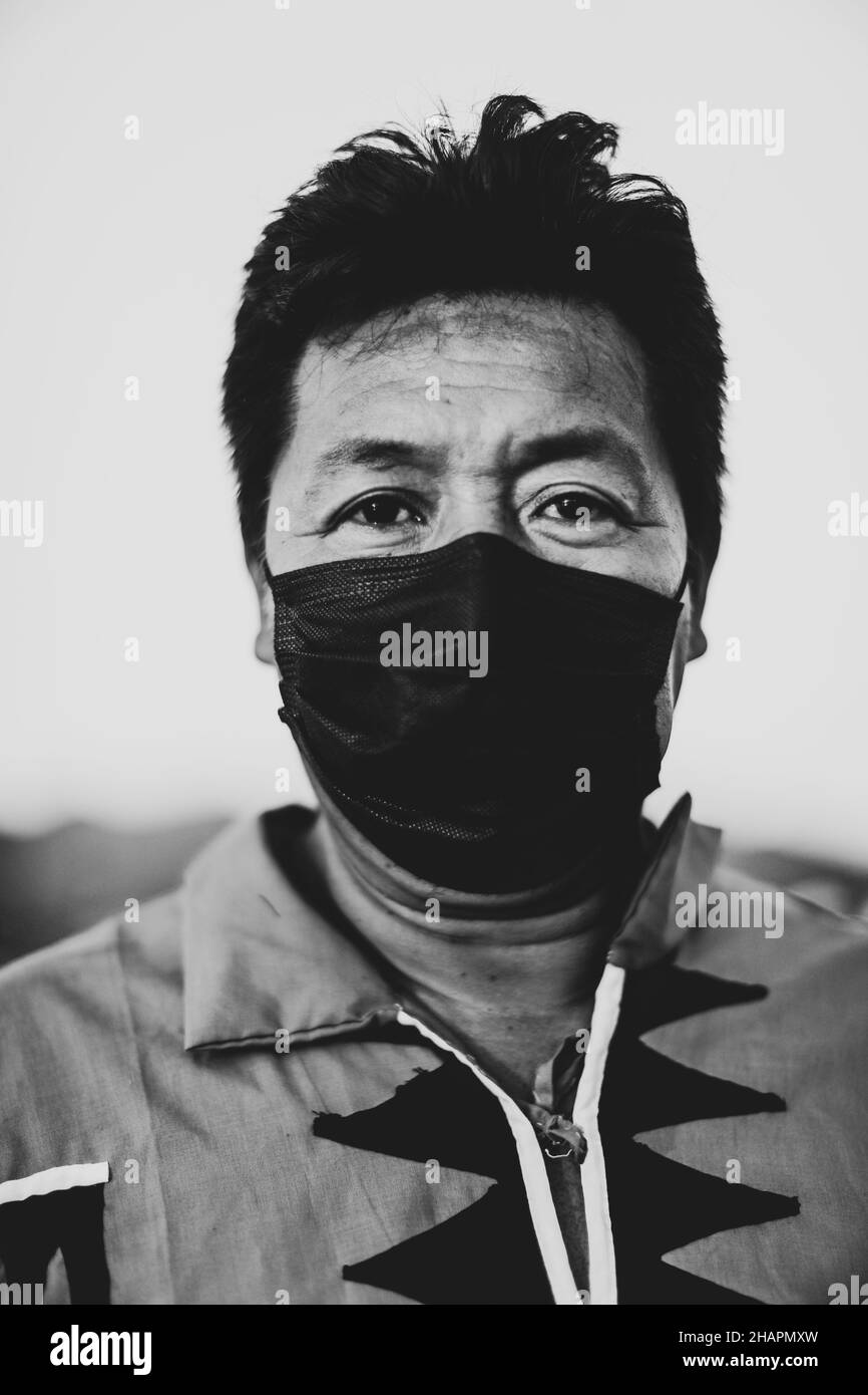 Governor Joel Barnett, during the festival to defend water and preserve ...