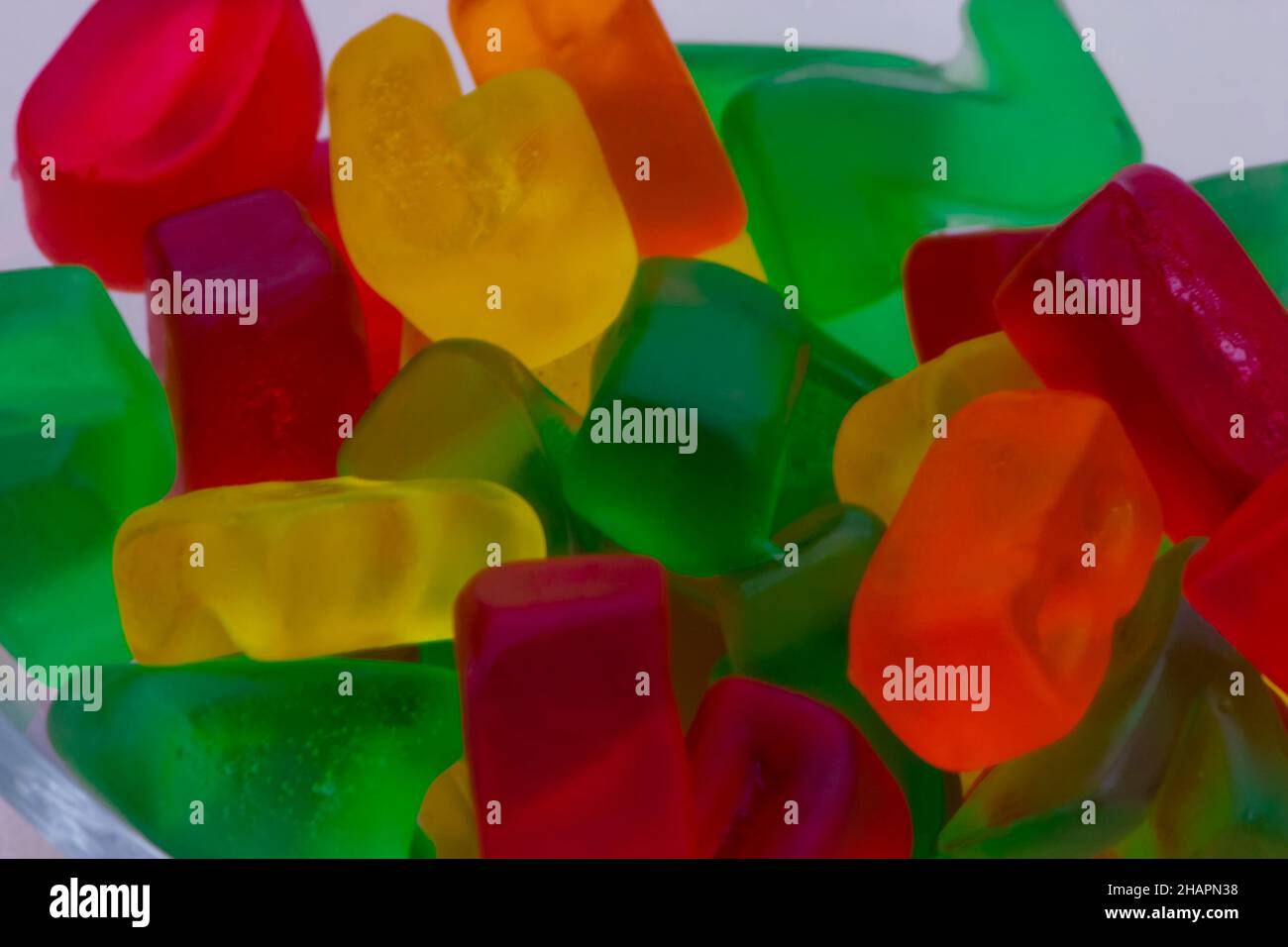 Close up of gummy bears hi-res stock photography and images - Alamy