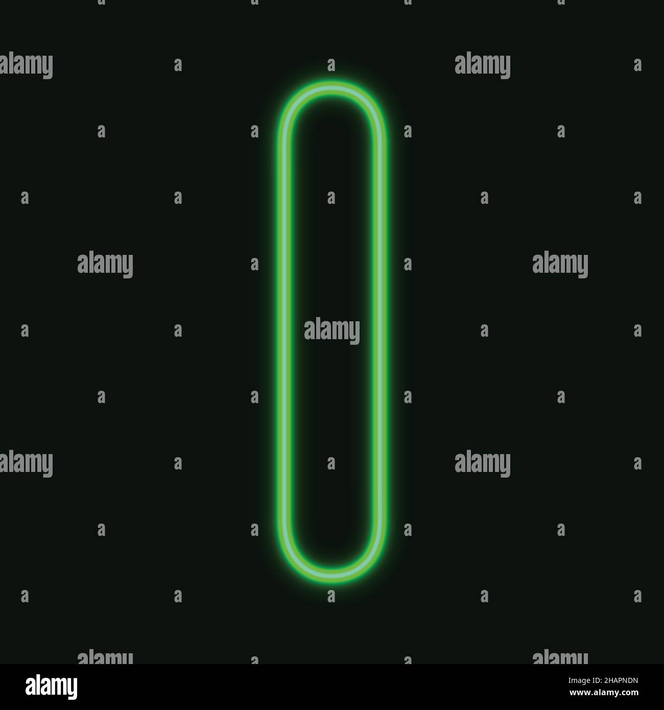 Isolated Neon Letter I . Night Show Alphabet. vector Illustration. eps ...