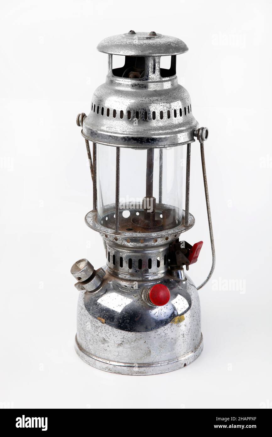 Lantern kerosene oil lamp Stock Photo - Alamy