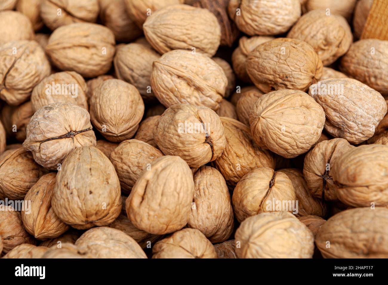 A box full of walnuts Stock Photo - Alamy