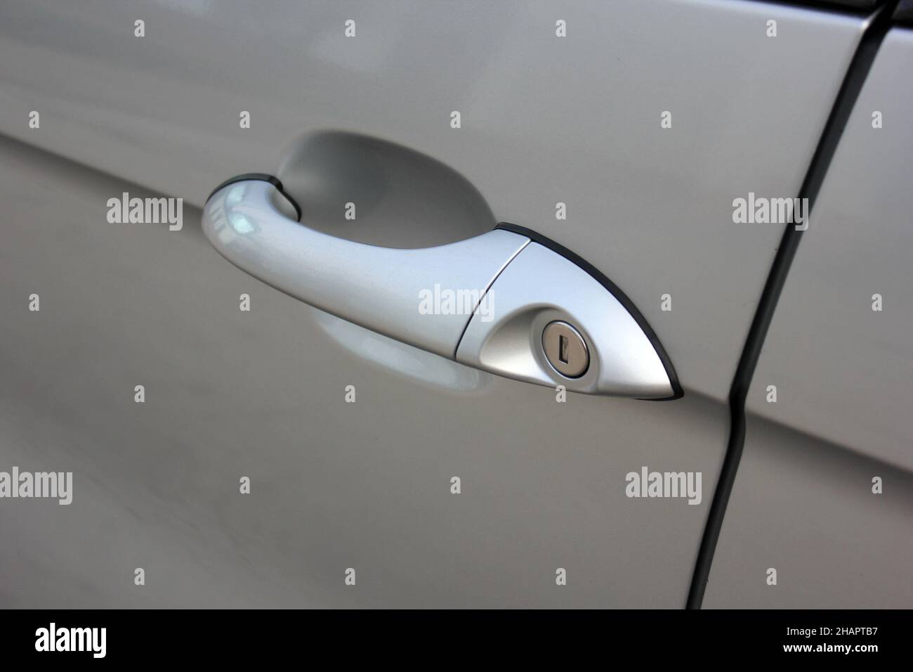 Car door opening handle. Car interior luxury service. Car interior ...