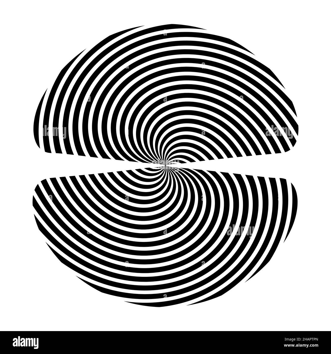 Abstract geometric vector symbol, isolated on white background ...