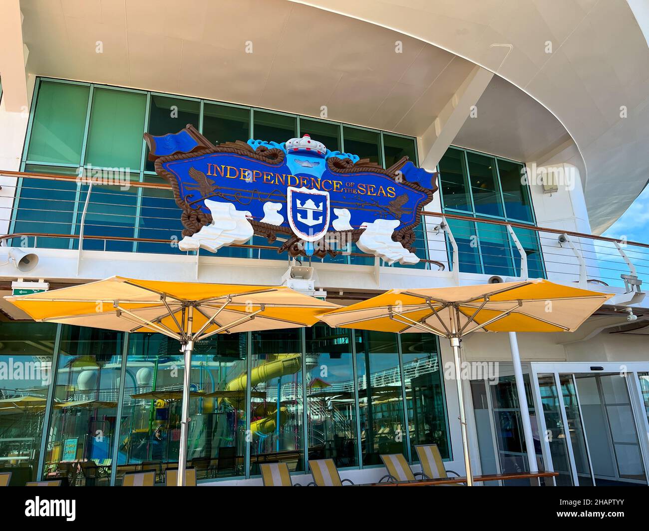 Orlando, FL USA-December 6,, 2021: The logo and sign on the Royal ...