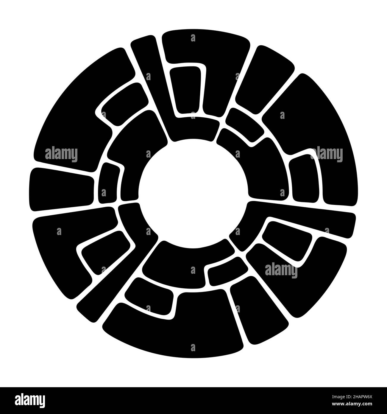 Brick Pattern Circular Stock Vector Images - Alamy