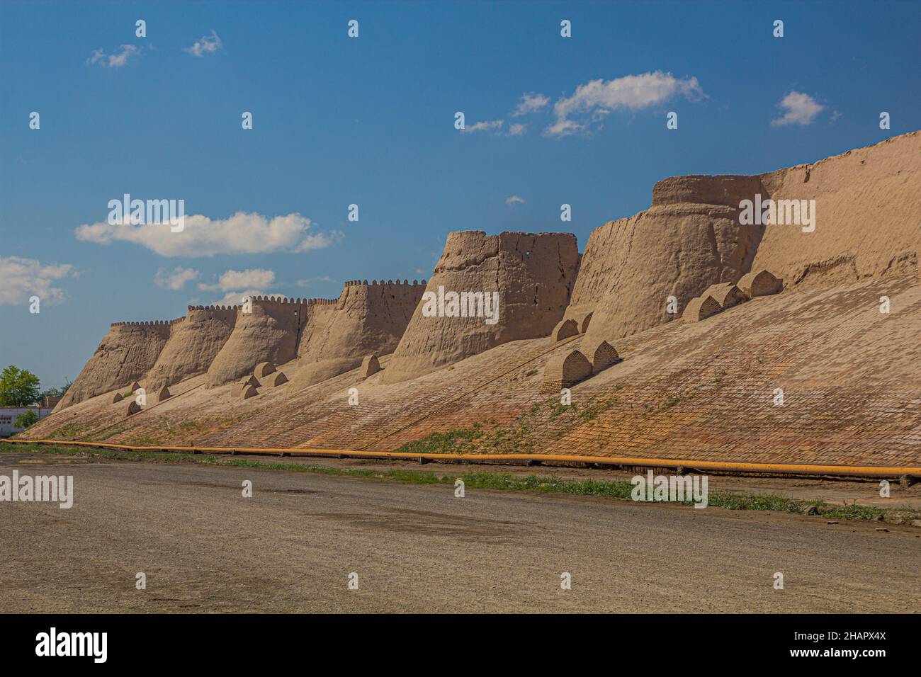 Fortification walls of Khiva, Uzbekistan Stock Photo - Alamy