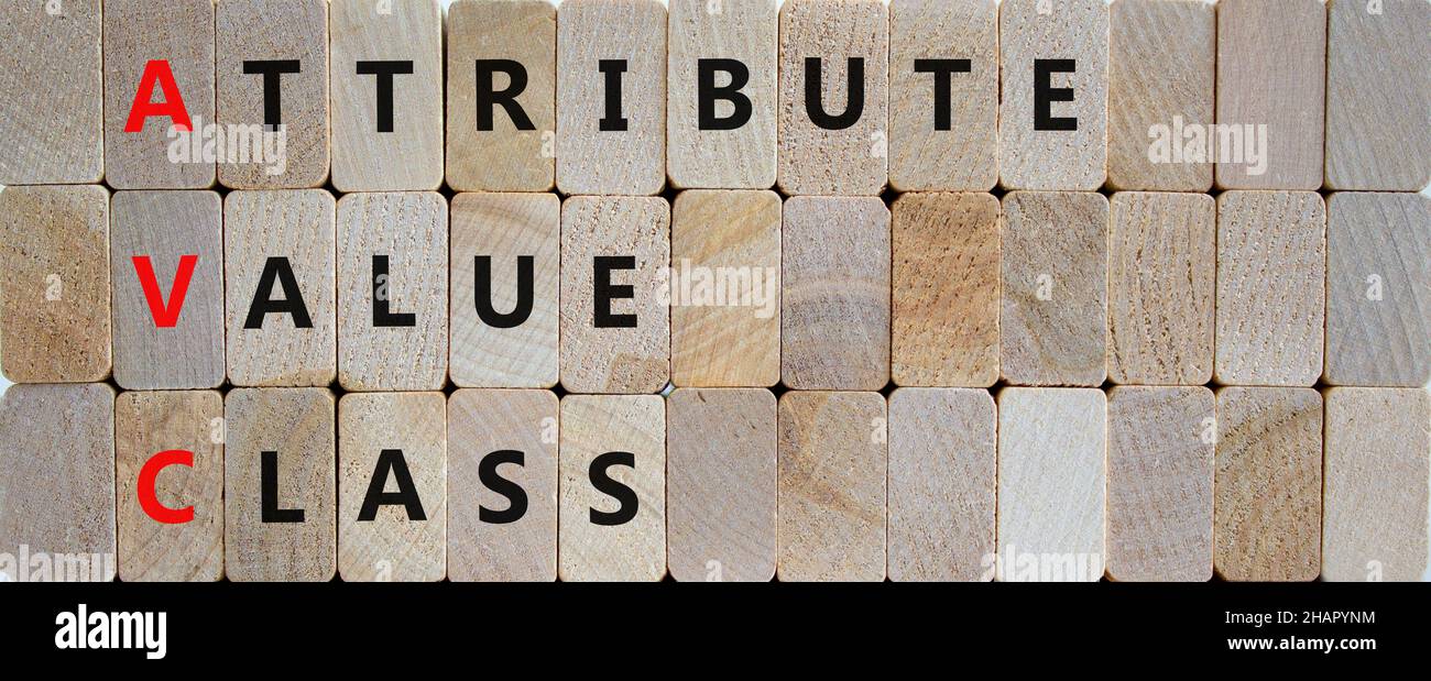 AVC attribute value class symbol. Concept words AVC attribute value ...