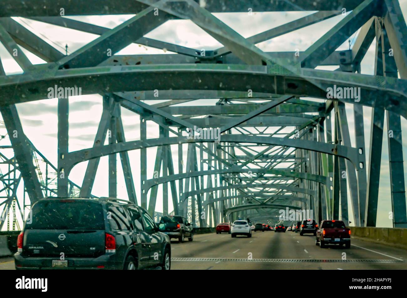 The Crescent City Connection is pictured, Dec. 7, 2021, in New Orleans ...