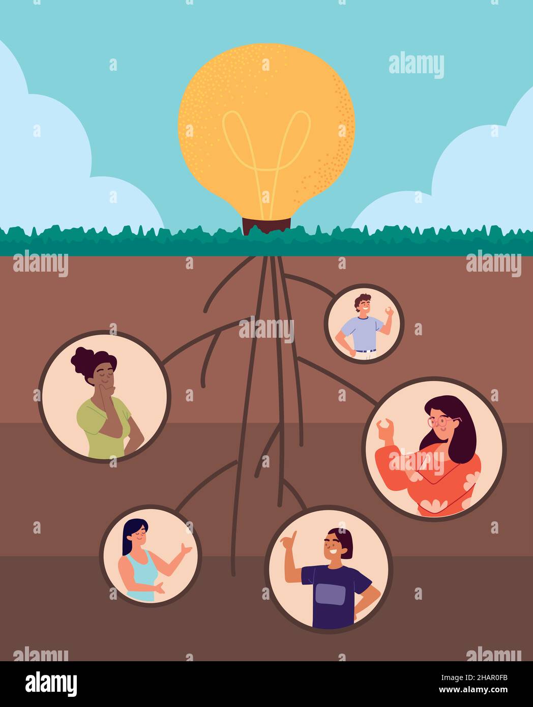 Generating smart idea hi-res stock photography and images - Alamy