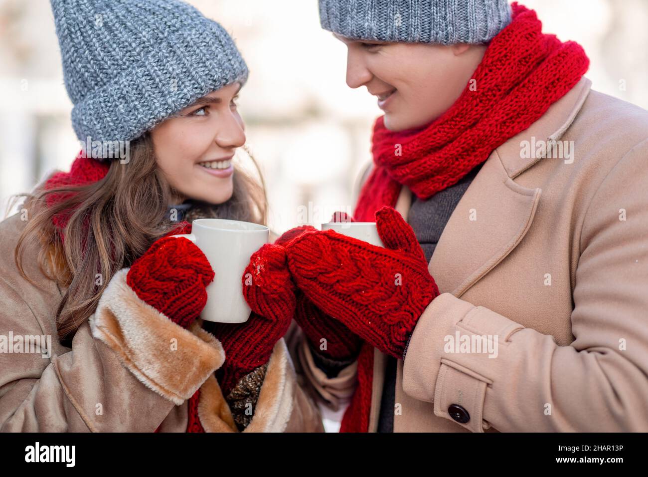 Two friends drinking tea hi-res stock photography and images - Alamy