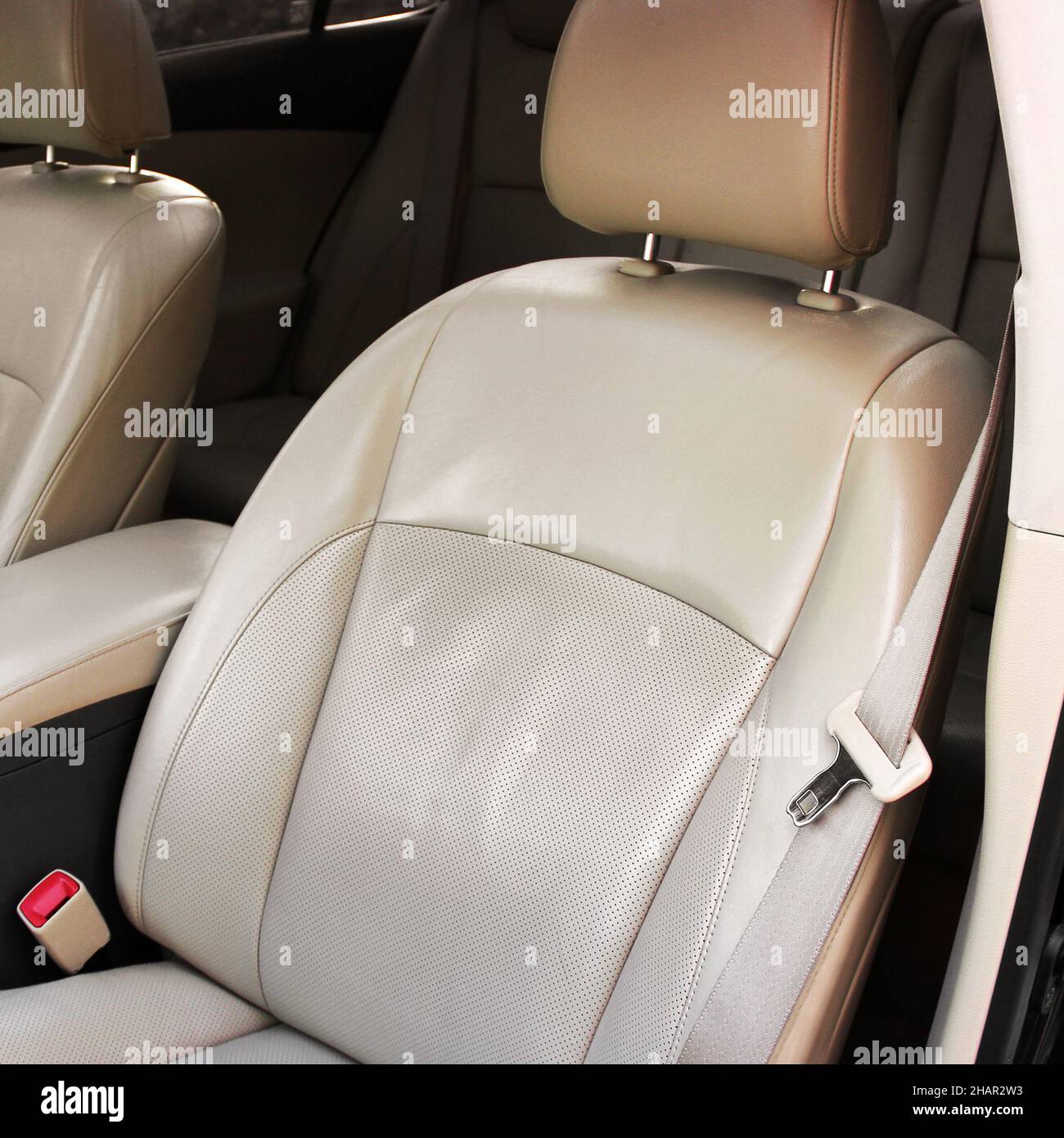 Leather car seat hi-res stock photography and images - Alamy