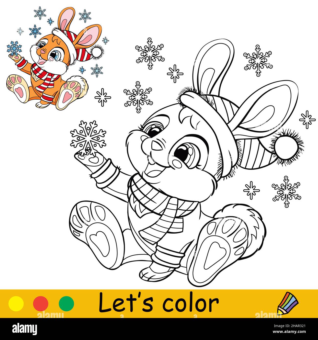 Cute bunny party hat hi-res stock photography and images - Alamy