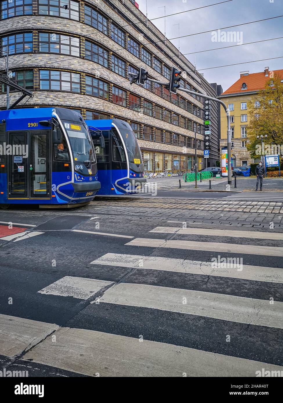 Polish trams hi-res stock photography and images - Alamy
