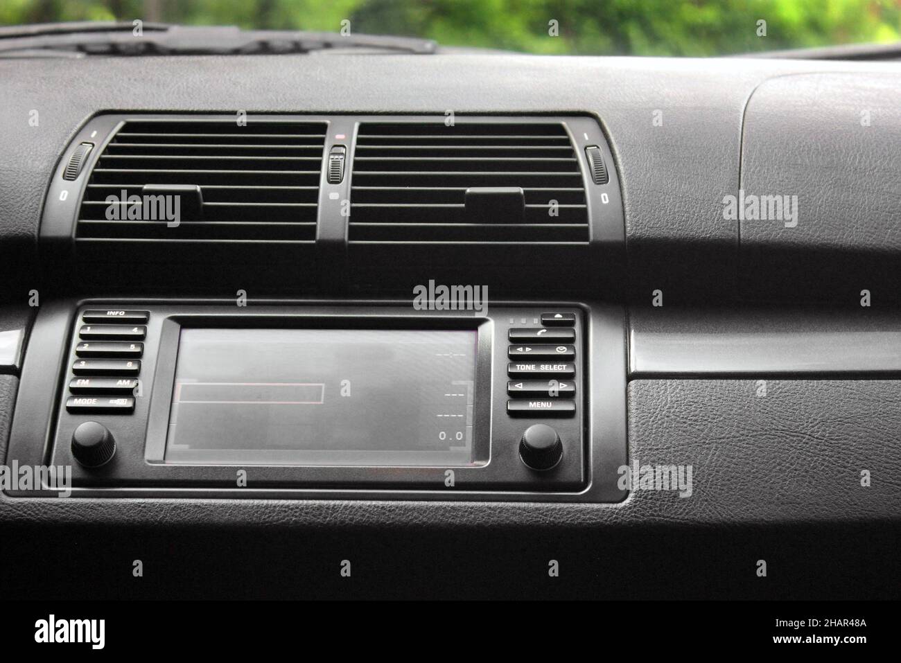 Car interior luxury service. Car interior details Stock Photo - Alamy