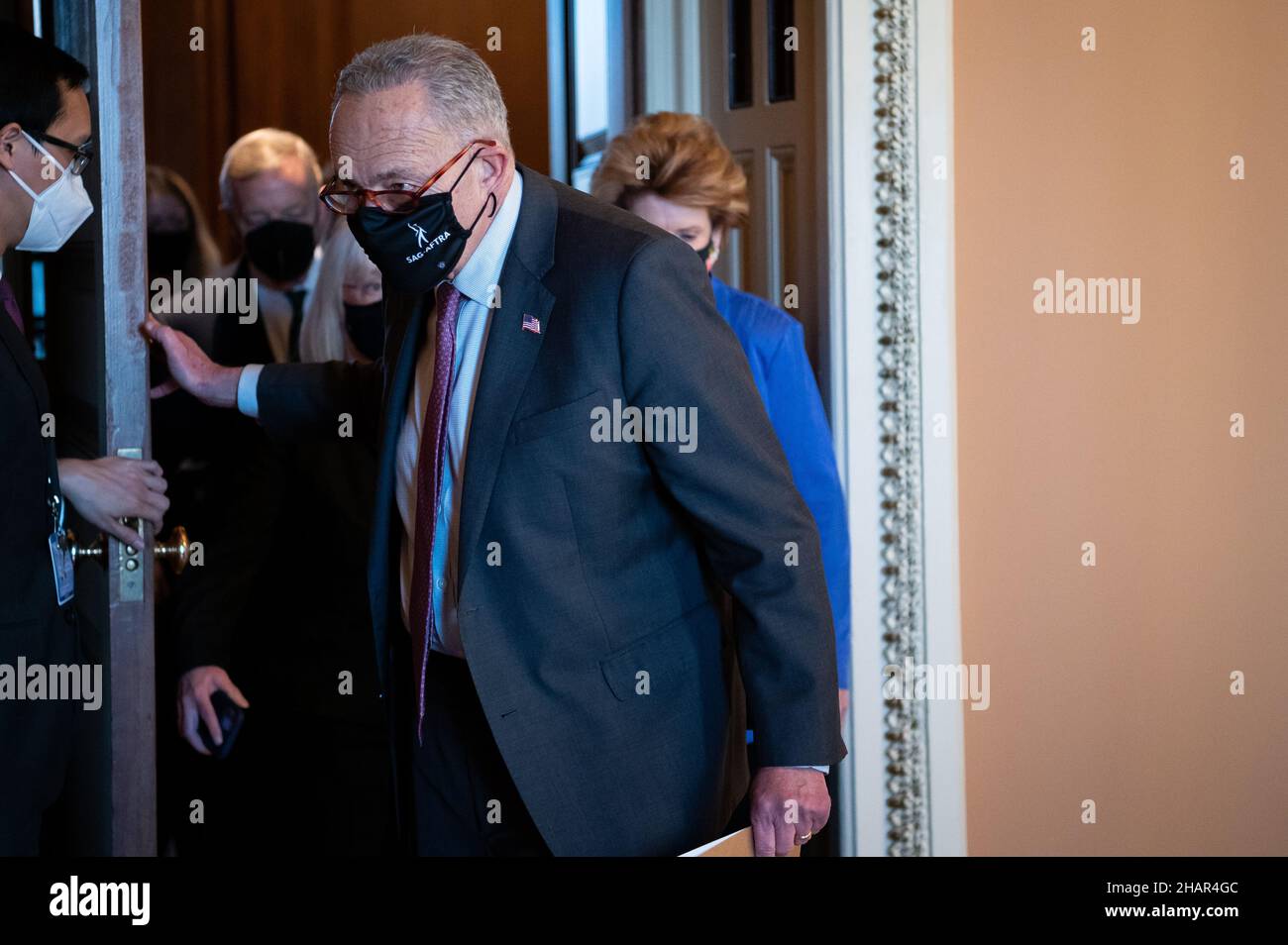 Washington, USA. 14th Dec, 2021. Senator Chuck Schumer (D-N.Y.), the Senate Majority Leader ...
