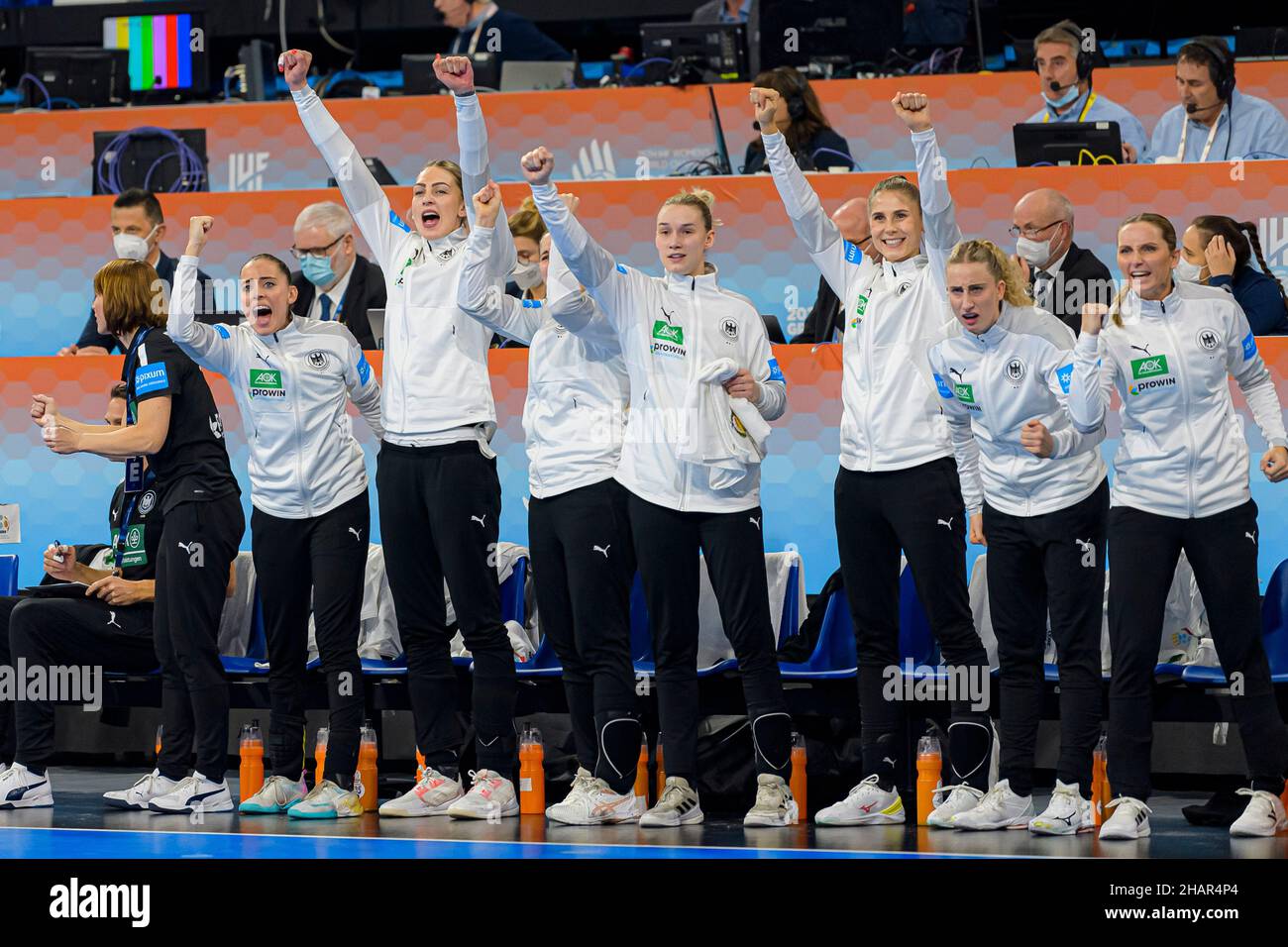 Barcelona, Spain. 14th Dec, 2021. Handball, Women: World Cup, Spain ...