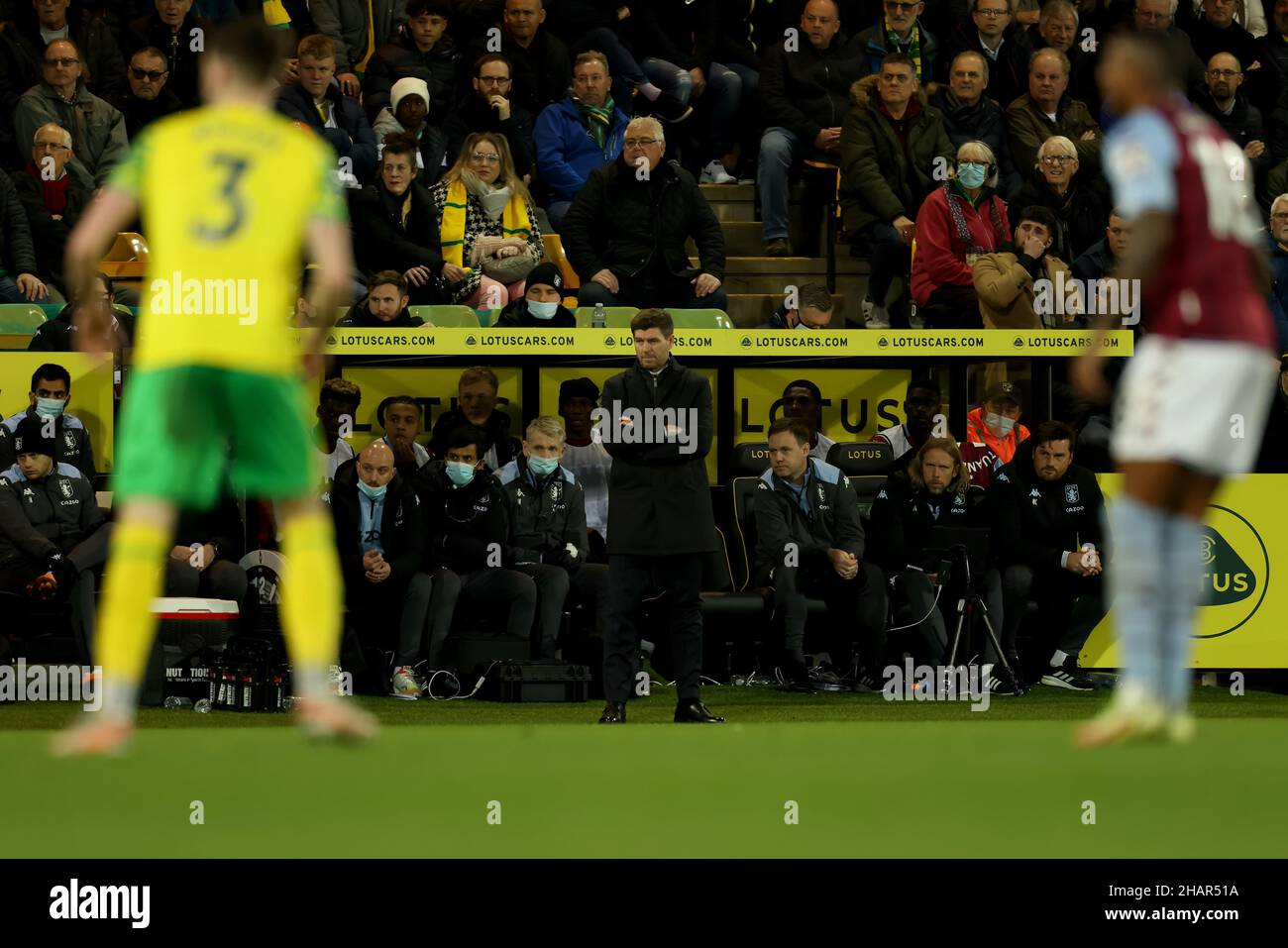 Carrow Road, Norwich, Norforlk, UK. 14th Dec, 2021. Premier League ...