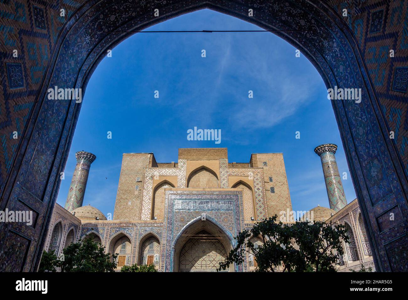 Ulugh Beg Madrasa in Samarkand, Uzbekistan Stock Photo - Alamy